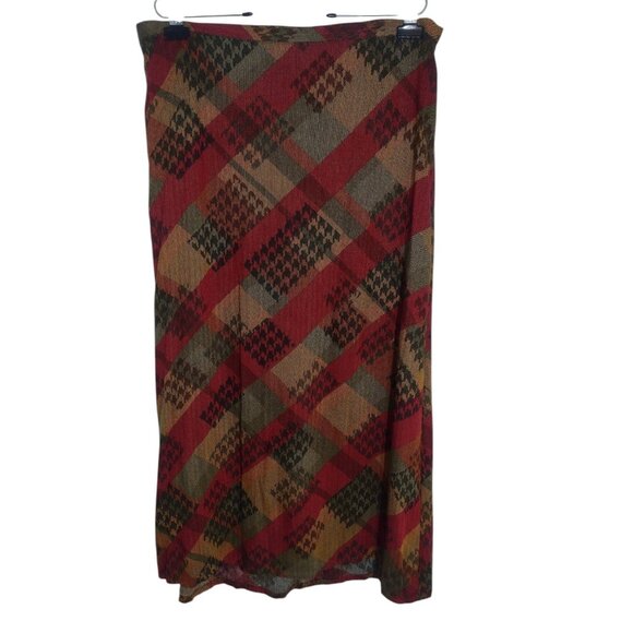 Melrose Studio | Skirts | Vintage Melrose Studio Geometric Maxi Skirt ...